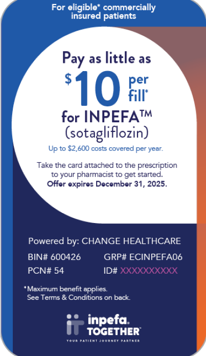 Financial support options for INPEFA | INPEFA TogetherTM